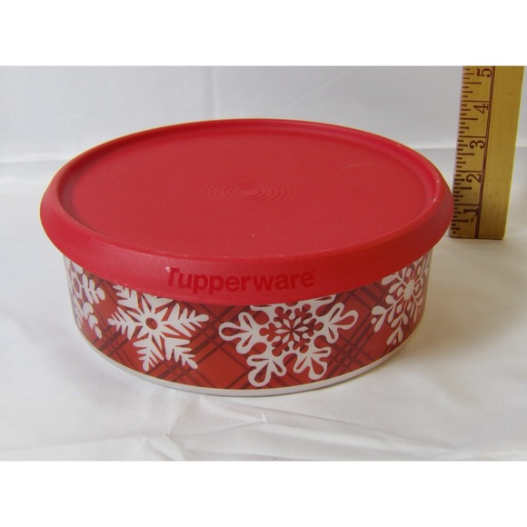 Tupperware | Kitchen | Tupperware Christmas Holiday Cookie Canister 9 2 ...